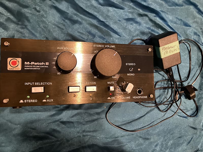SM Pro Audio M-Patch 2 Passive Stereo Monitor Controller | Reverb