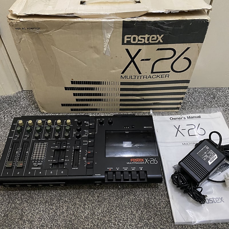FOSTEX X-26 vintage analog 4 track multitrack cassette | Reverb UK