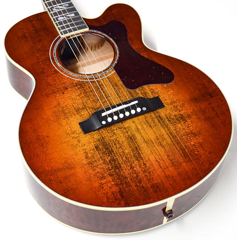 Gibson Parlor Chroma Acoustic Electric Guitar Bourbon Burst Reverb