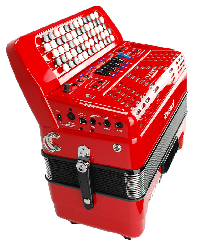 Roland FR-1xb V-Accordion Lite Dale Mathis Edition - Red | Reverb