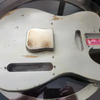 Fender Telecaster Body 2023 Inca Silver Aged Nitrocellulose | Reverb