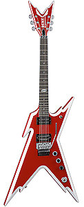 Dean Dimebag Razorback Red And White Limited Edition 6 String | Reverb
