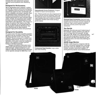 JBL 4699B (BIG 18” 3-Way) Cabaret Series Sound Reinforcement | Reverb