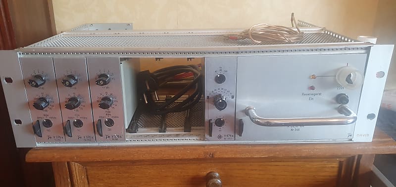 Rack with 3x TAB V376a + TELEFUNKEN V676a + original PSU | Reverb