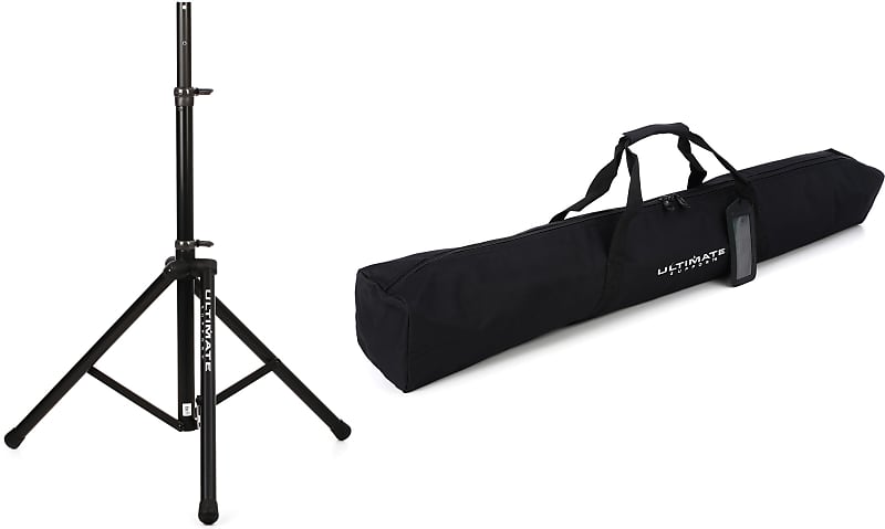 Ultimate Support TS-80B Speaker Stand - Black Bundle with | Reverb