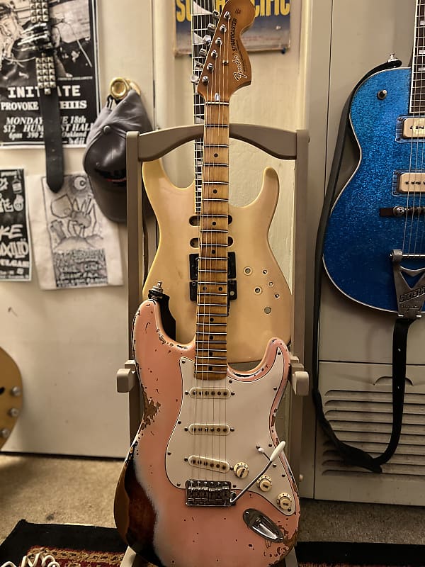 Fender Stratocaster - Pink | Reverb
