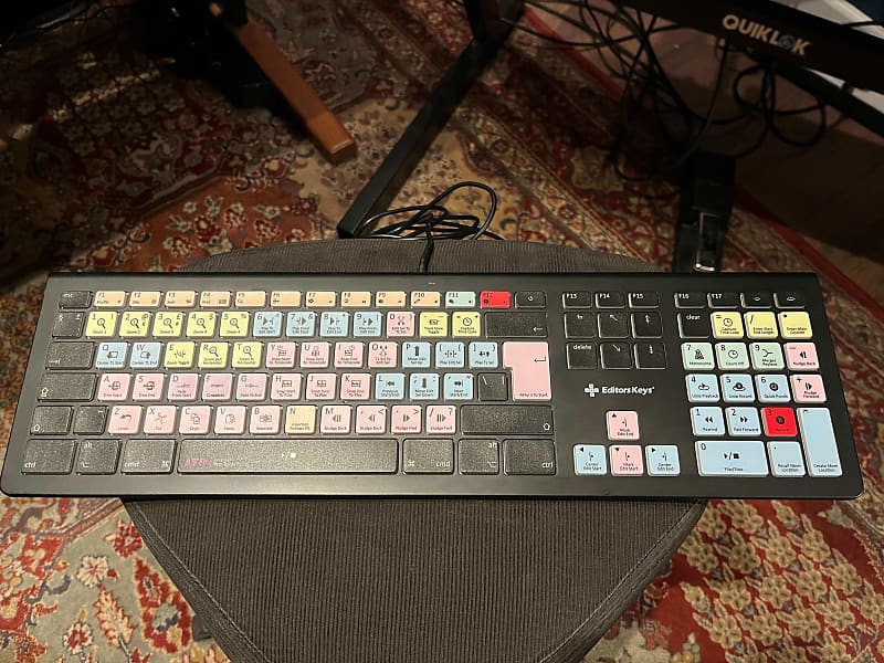 Editors Keys - Pro Tools Keyboard Backlit (Mac US) | Reverb