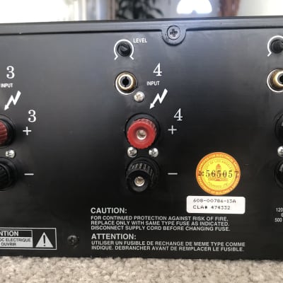 CARVER AV-505 - 5 Channel Power Amplifier (Made in USA) | Reverb