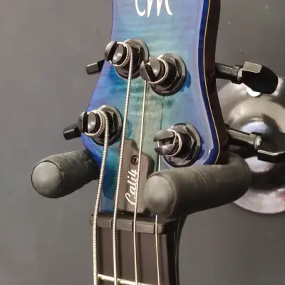 Mayones Cali 4 Mini Bass Blue Burst Gloss | Reverb