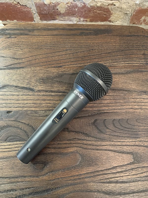 Dynex DX-M1111 Dynamic Microphone with Switch for Karaoke and | Reverb