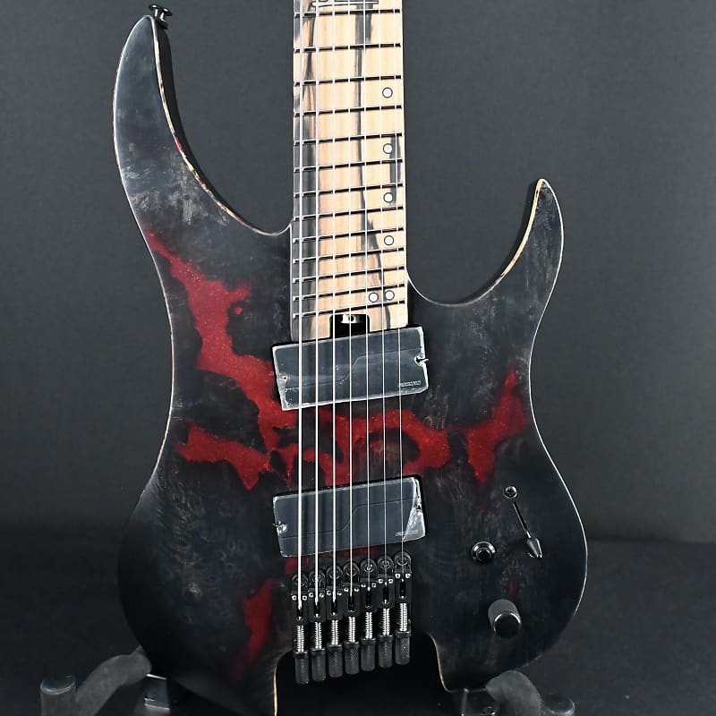 Legator G7FX-BW Black Widow 7-String Multi-Scale Guitar #902 | Reverb