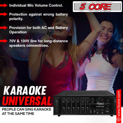 5 Core PA System Outdoor Indoor Paging Kit with 6 | Reverb