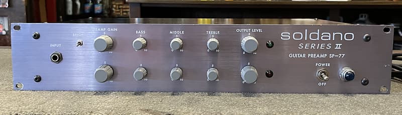 Soldano SP77 Tube Guitar Preamp 1990’s | Reverb