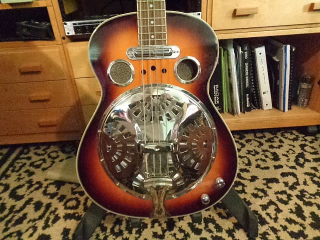 Regal Bass Dobro / with Lipstick Pickup 1990 Sunburst | Reverb