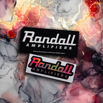 RANDALL AMPLIFIERS HOLOGRAPHIC STICKER SET (2 PACK) INSANELY | Reverb