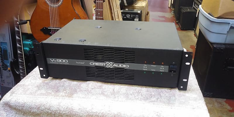 Crest Made In USA VS900 Stereo 1000 Watt Power Amplifier - | Reverb