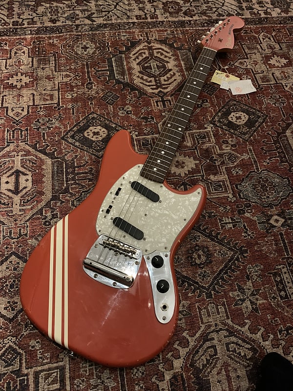 Fender Mustang Competition Fiesta Red MIJ | Reverb UK