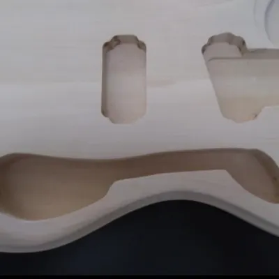 Basswood Mosrite Ventures Style body Project & headstock | Reverb