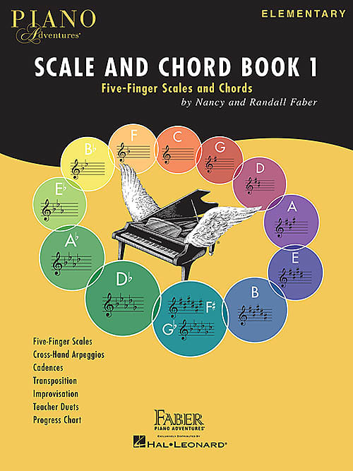 Faber & Faber Piano Adventures Scale and Chord Book 1 | Reverb