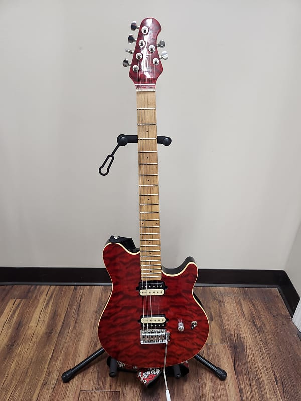 OLP MM1 Axis Solid Body Electric Guitar Quilt Top | Reverb