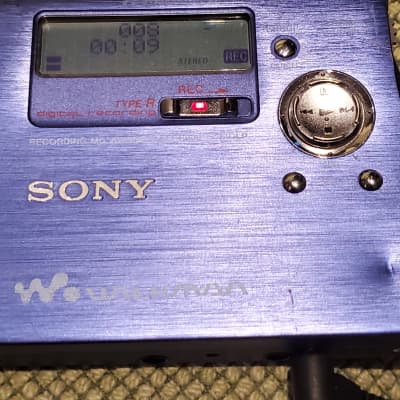 Sony MZ-R909 minidisc player recorder Early 2000s - Metallic | Reverb