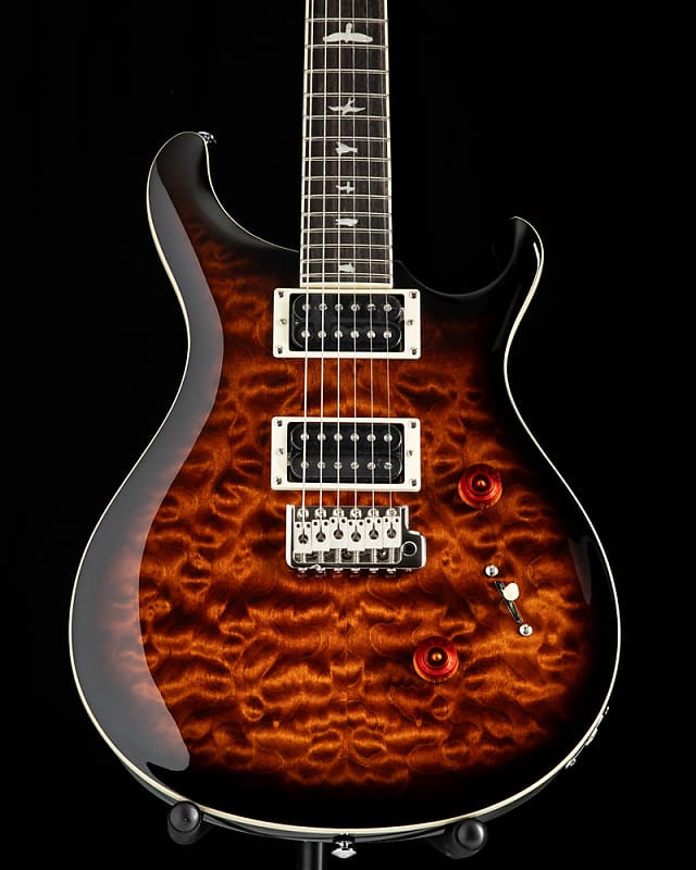 Paul Reed Smith SE Custom 24 Quilt - Black Gold | Reverb