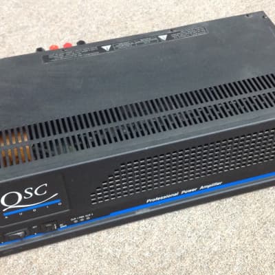 QSC- USA 370 professional power amplifier | Reverb