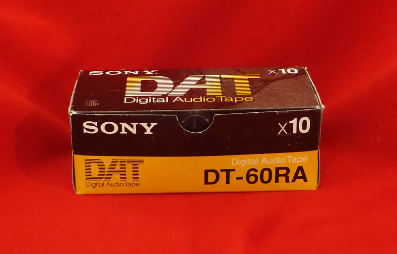 SONY DAT DT-60TA NEW BOX OF 10 | Reverb