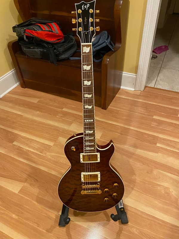 ESP Eclipse Standard Series - Amber Burst | Reverb