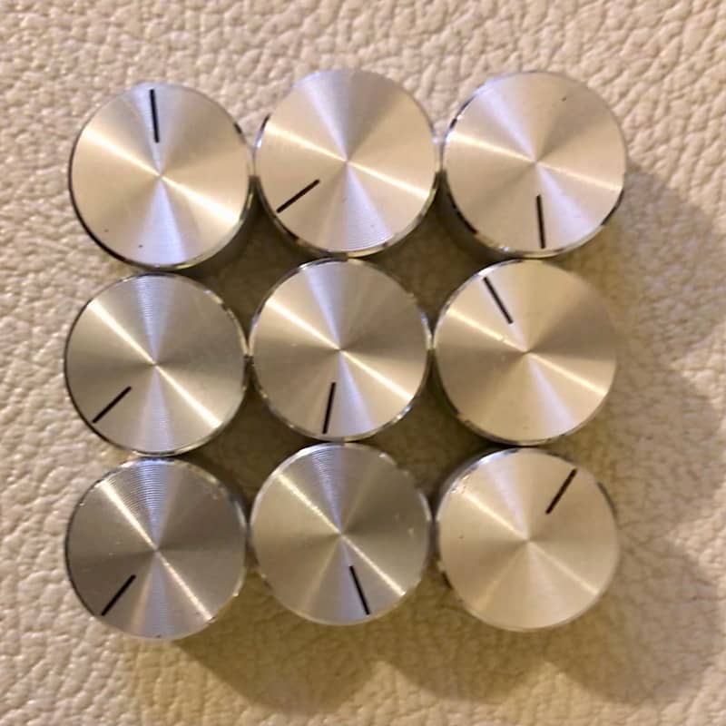 set of x9 Vintage amplifier control knobs Early ‘70’s Laney | Reverb