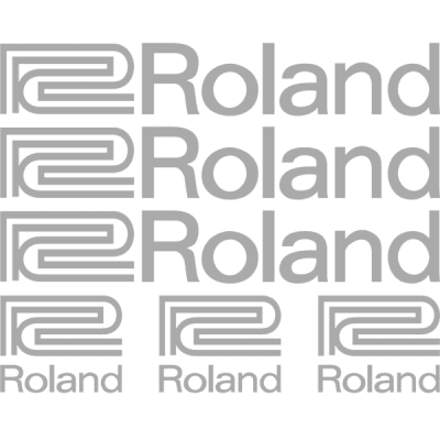 Logo ROLAND - Pack of Adhesive Vinyl Stickers | Reverb Deutschland