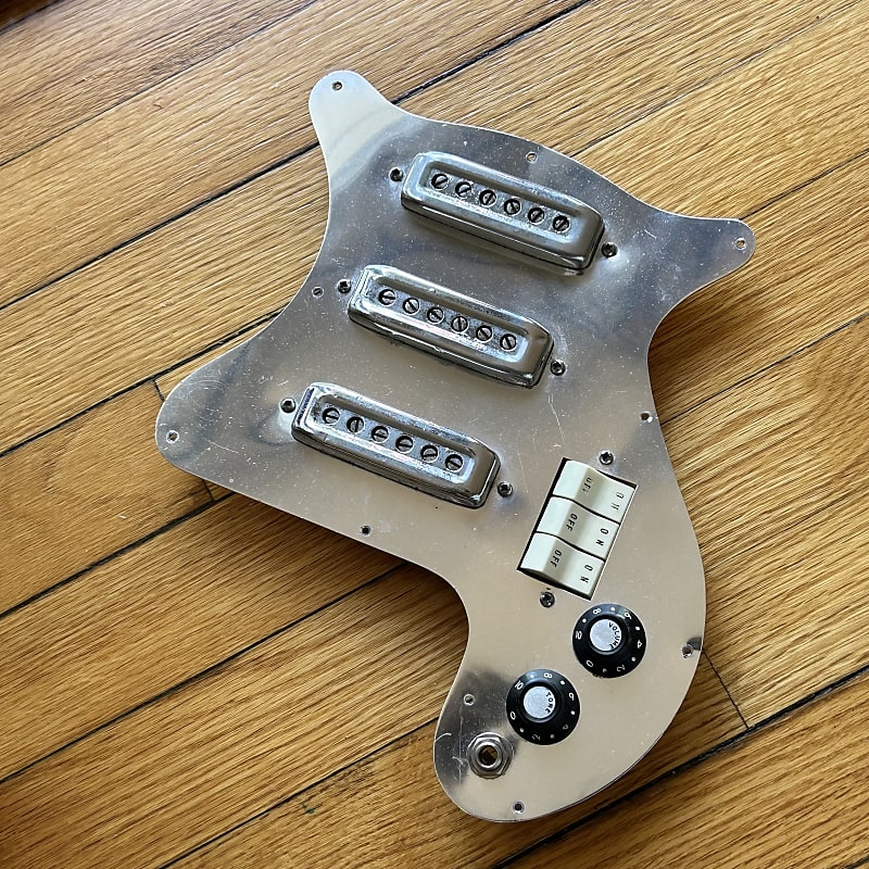 1960s Kingston Hound Dog Loaded Pickguard | Reverb