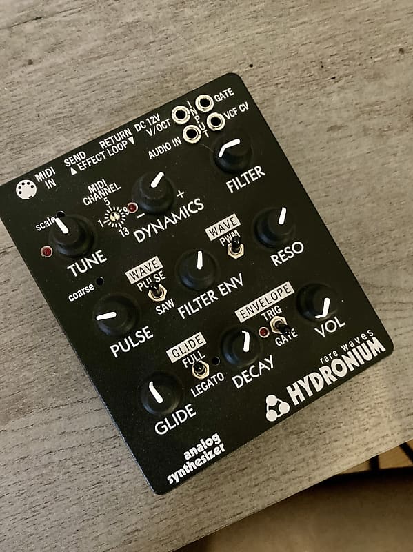 Rare Waves Hydronium Desktop Analog Synth Module - Black | Reverb
