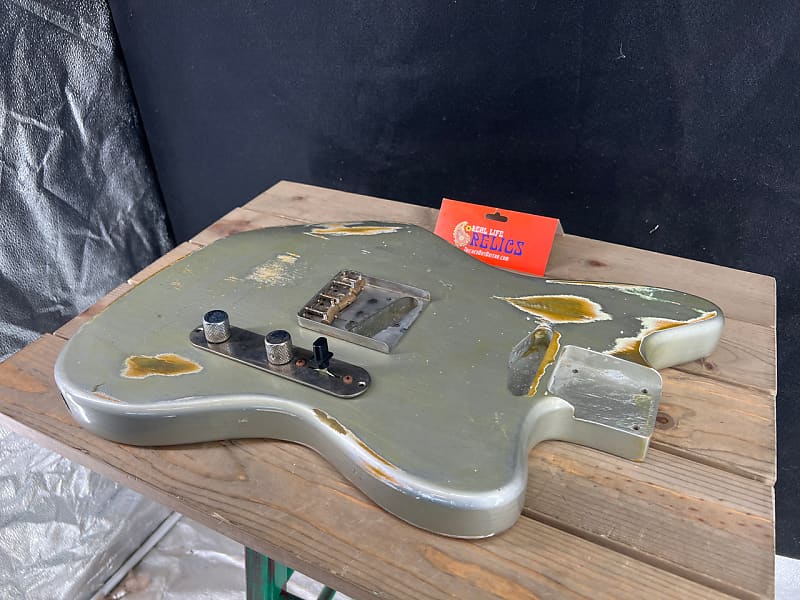 Real Life Relics Custom Class Telemaster Body Aged Inca | Reverb