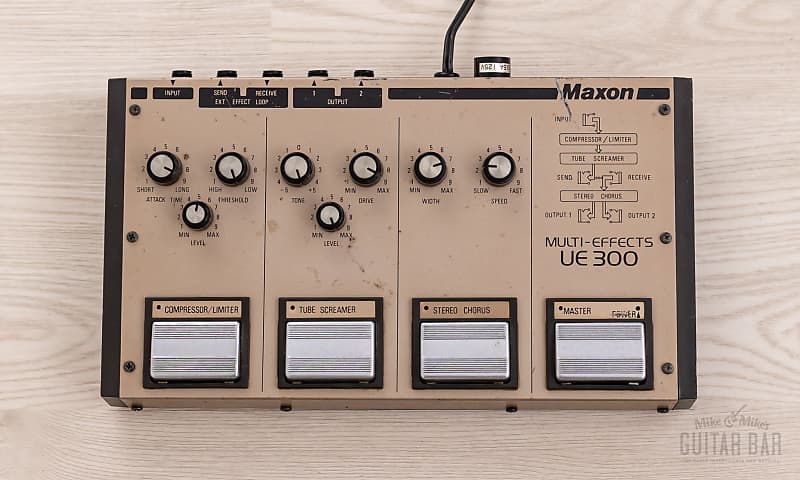 1980s Maxon UE-300 Multi-Effects, CP9 Compressor + TS9 | Reverb Canada