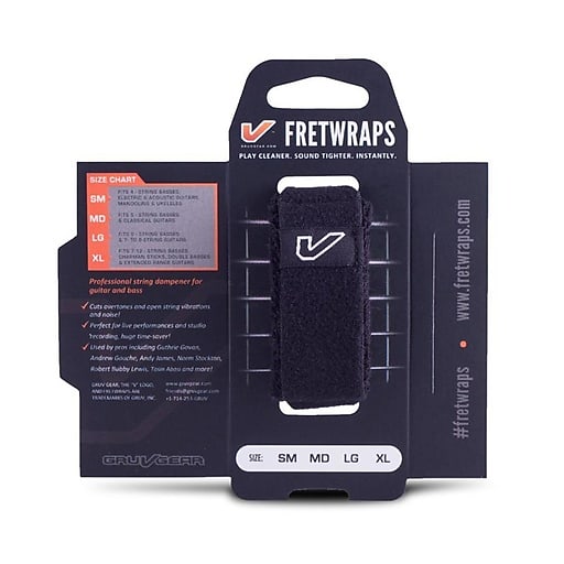 Gruv Gear Fretwrap, Small, Black | Reverb