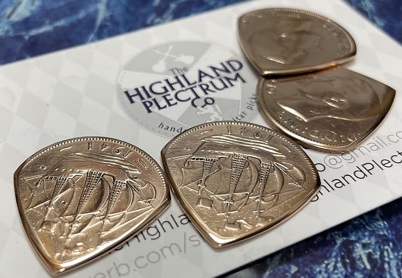 The Highland Plectrum Co. One 1941 George VI Half Penny | Reverb