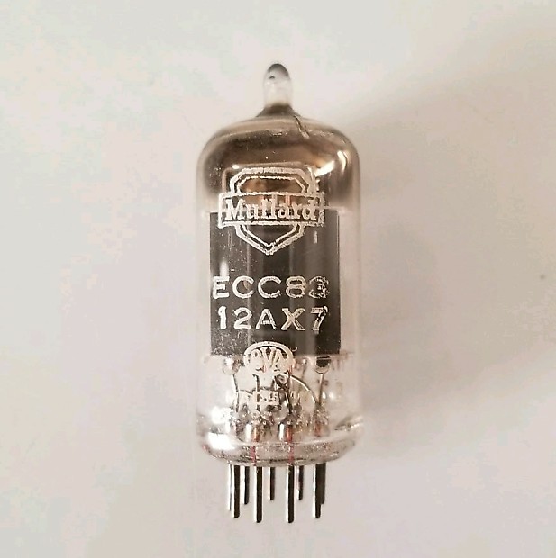 Mullard 12AX7 Long Plate Square Getter Vintage Tube MC1 | Reverb UK