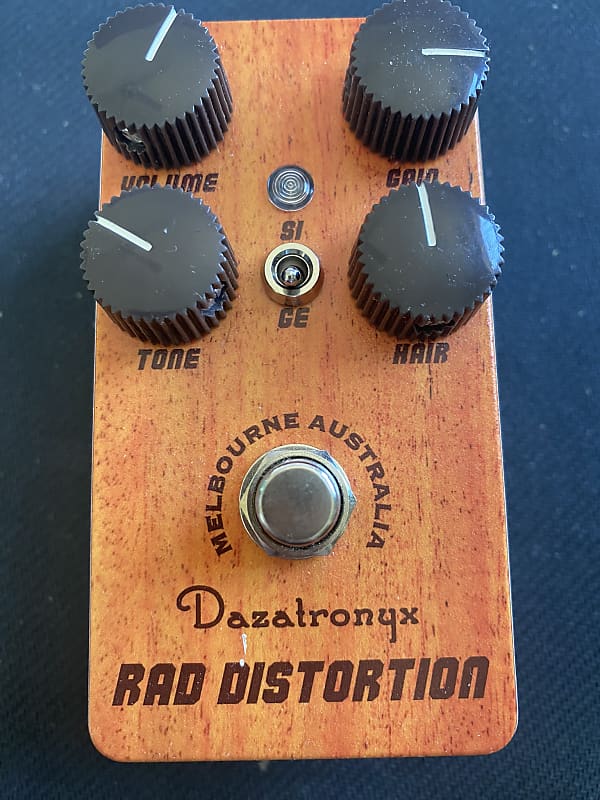 Dazatronyx Rad Distortion (Rat + germanium mode). Handmade in | Reverb