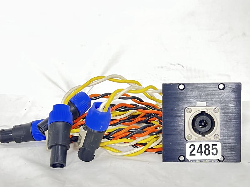 Neutrik 1 NL8M To 4 NL4FC Rack Panel #2485 (One) | Reverb