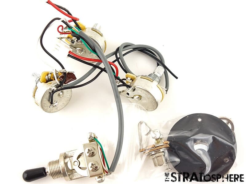 Epiphone Flying V Pots 3 Way Jack Wiring Guitar Parts CTS | Reverb