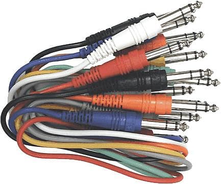 Hosa CSS-845 Patch Bay Cables 8 Pack - 1.5' | Reverb Canada