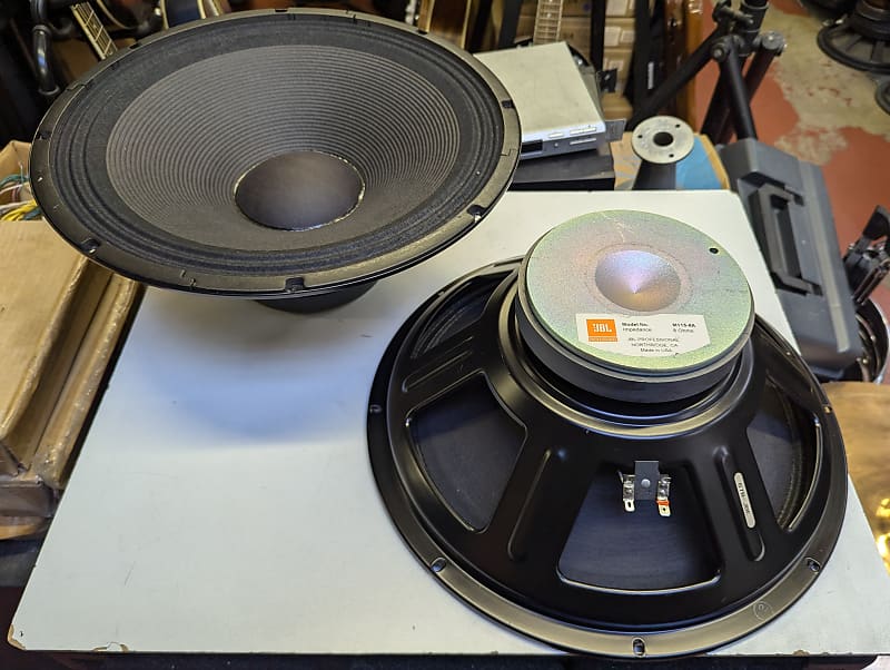Matched Pair! JBL M115-8A Made In USA 450 Watt 15" Bass/DJ/PA | Reverb