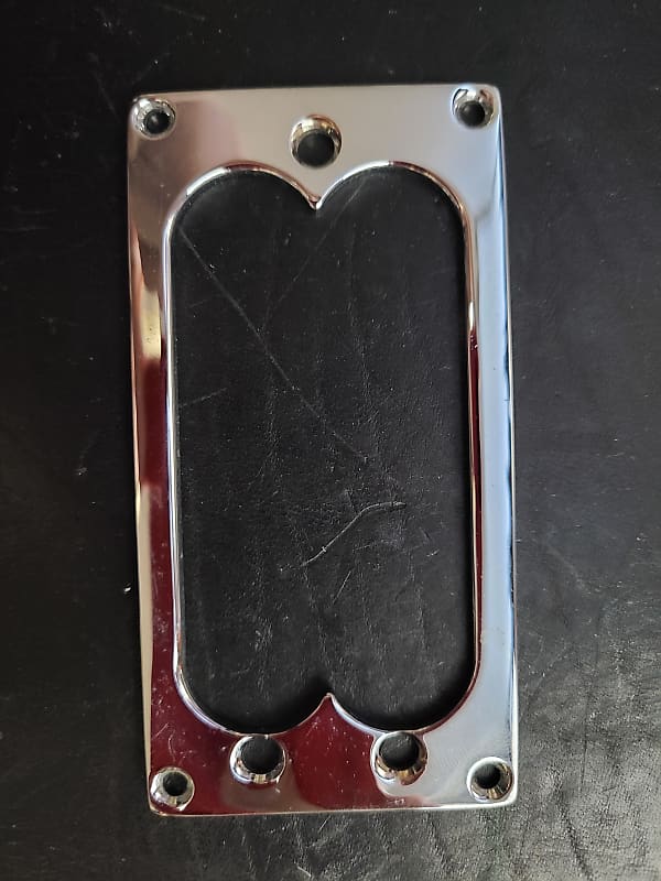 Fender Lace Sensor Chrome Humbucker Ring, Plate, Tele Plus, | Reverb
