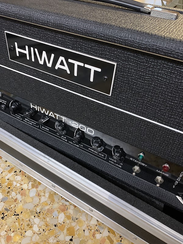 Hiwatt DR201 200w Bass Amp Head Made in UK | Reverb