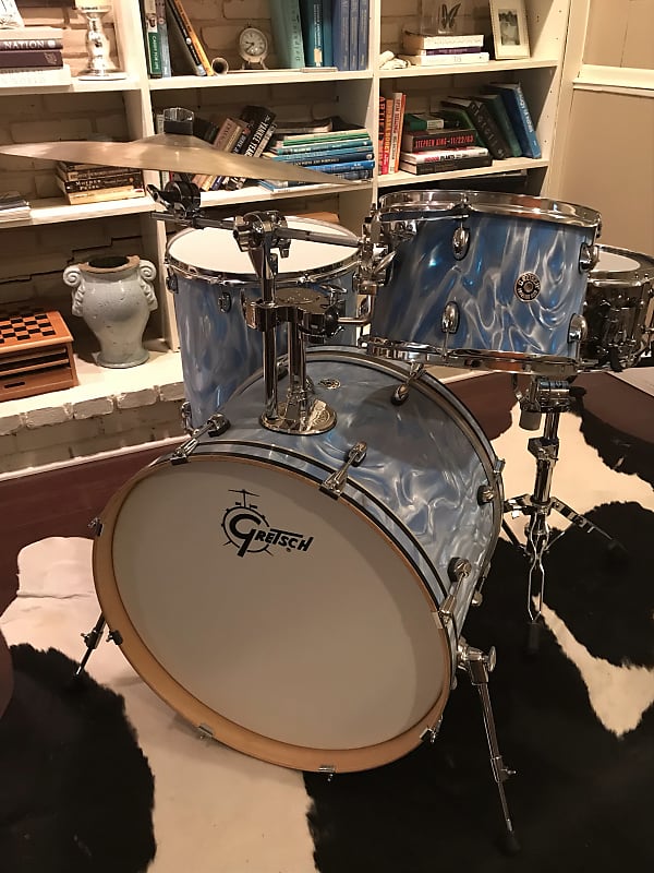 Gretsch Catalina Club 2017 Ice Blue Satin Flame (Powder | Reverb