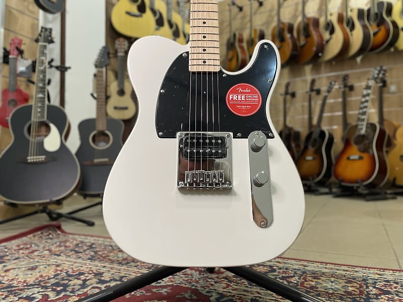 Fender Squier Sonic Esquire H, Maple Fingerboard, Black | Reverb