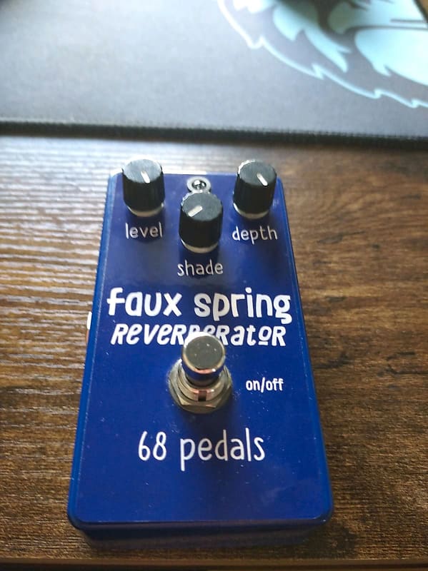 68 pedals faux spring reverberator 2020 - Blue | Reverb