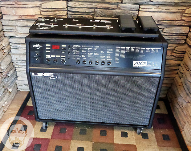 Line 6 AX2 212 combo amplifier with pedalboard and cover | Reverb