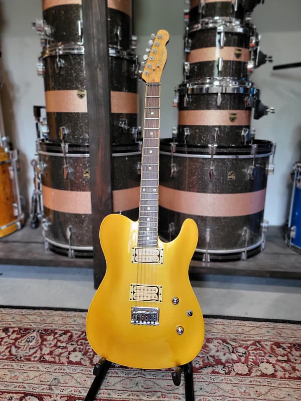 Fender Telecaster "Showmaster" HH Gold Top Guitar w/ Case | Reverb